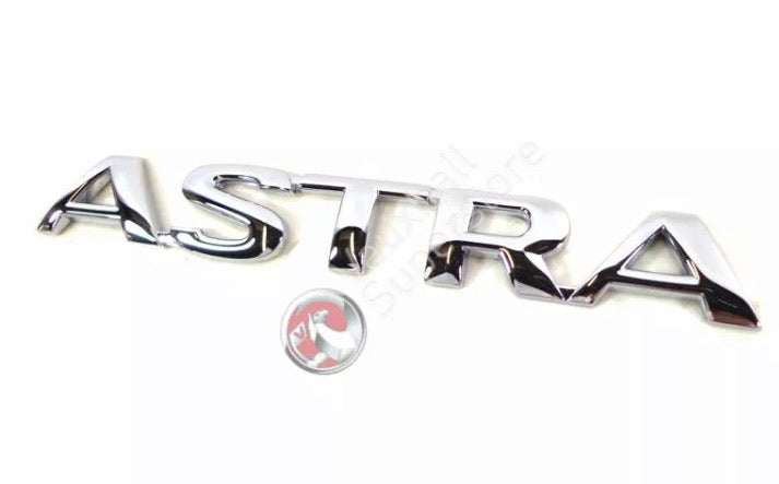 Genuine Astra G “Astra” Emblem - 90510787 – Evotec GM Parts